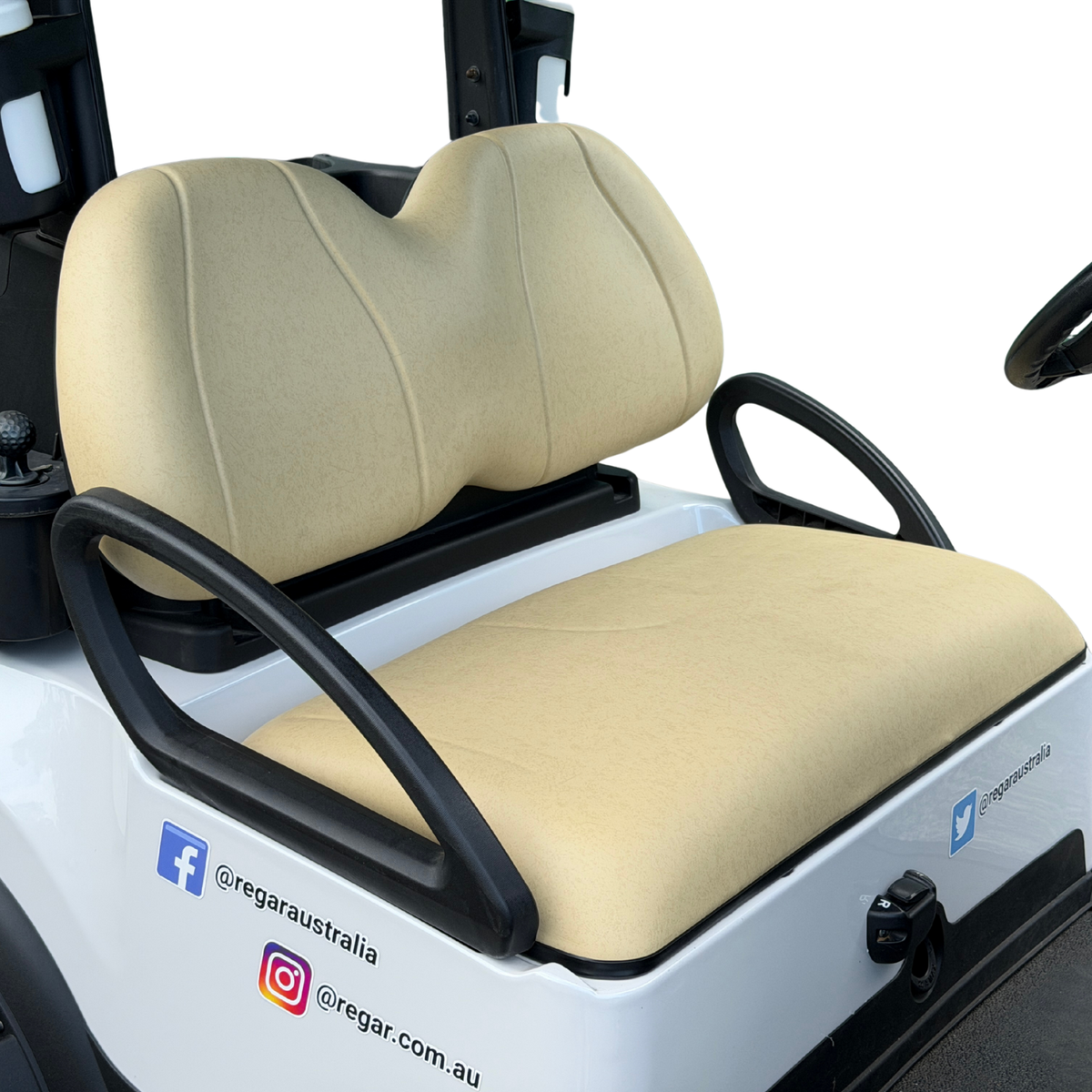 Club Car Precedent Seat Replacement - BEIGE (Plastic Base) 2005-2011 ...