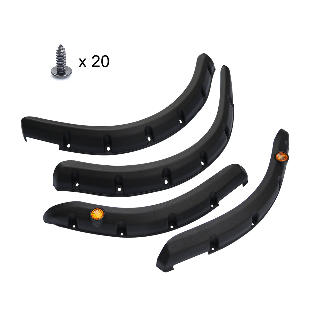 Club Car DS Guard Flare Kit 4 Golf Cart Fender Set (Widebody Golf Cart ...