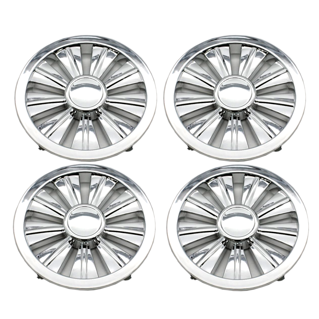 Golf Cart Hub Caps Set 8'' Wheel Covers Cap CLASSIC Club Car Yamaha EZ ...