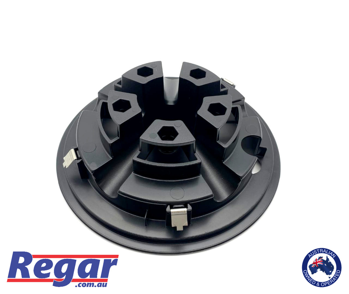 Golf Cart Hub Caps Set 8'' Wheel Covers Cap BLACK SS Club Car Yamaha E ...