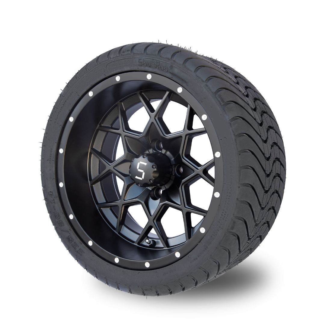 4 x Regar LOWRIDER 14'' Golf Cart Alloy Wheels and Tyres – Regar Australia
